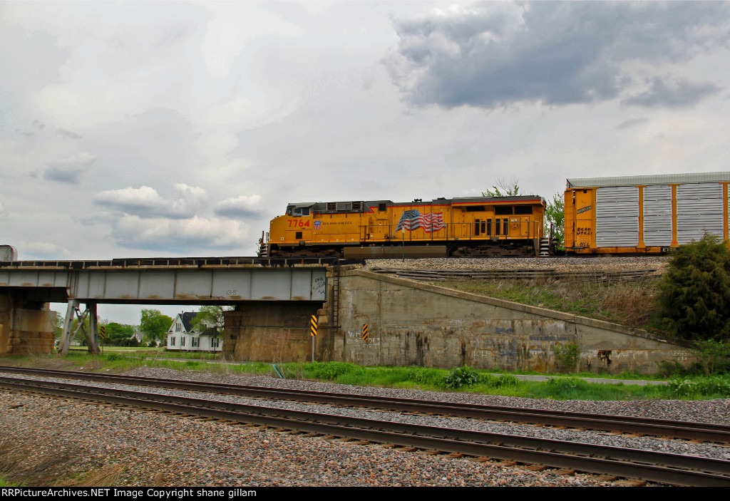 UP 7764 Works hard as Dpu.